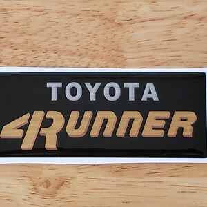 First Gen 4runner B-pillar Badges (x2) Labels Sticker, Label, Decal - Etsy