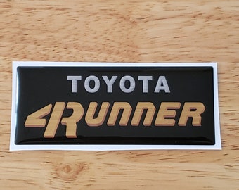 Toyota First Gen 4runner Tailgate Badge Labels Sticker Label | Etsy