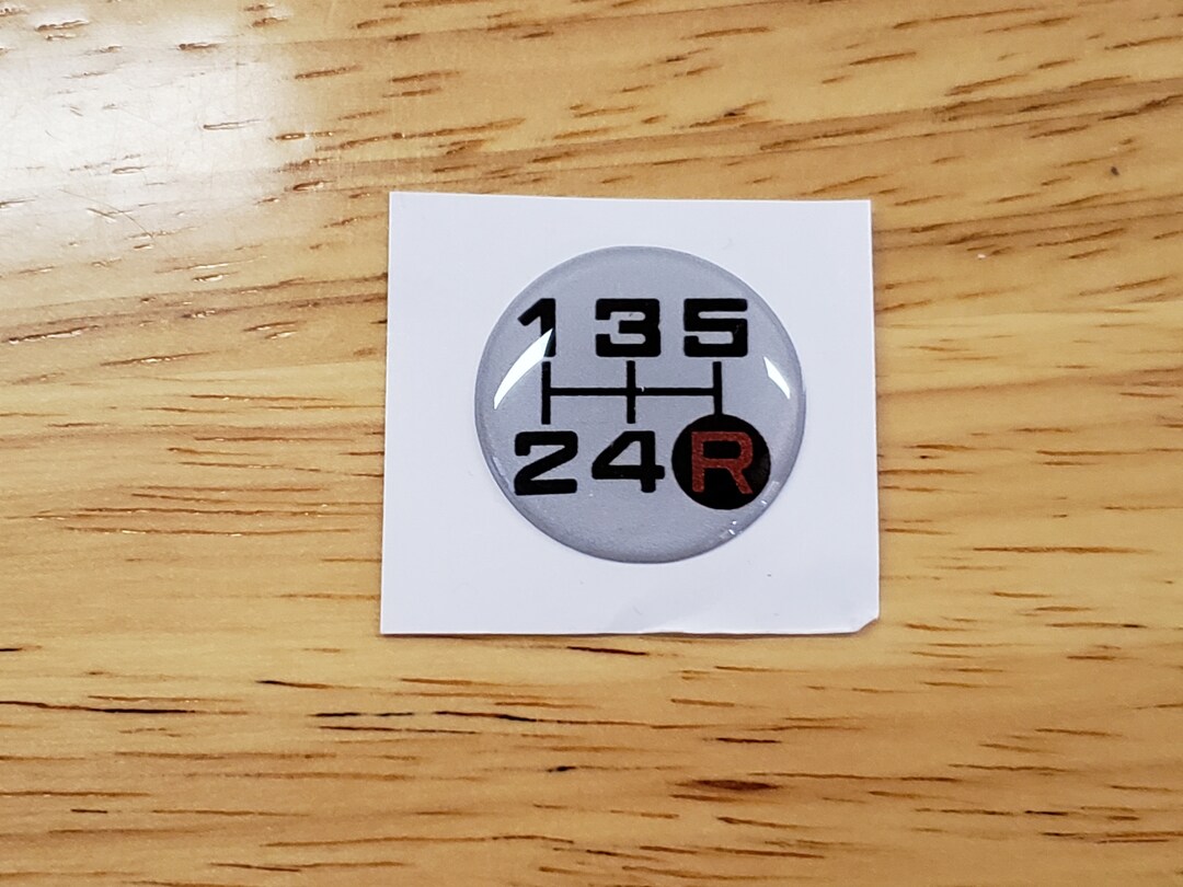 Shift Knob Coin Sticker .98" (for Select Models) - Etsy