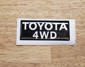Toyota Grill Badge Labels Sticker Label Decal - Etsy