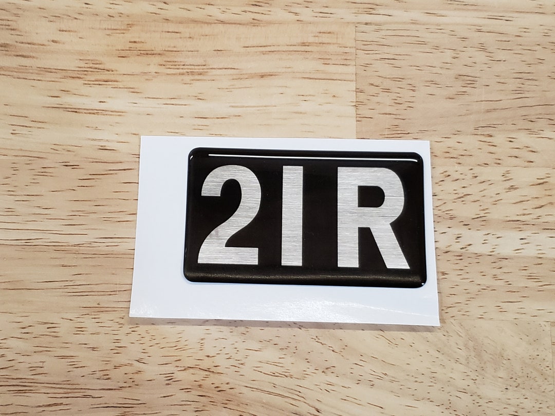 Toyota 21R domed Valve Cover Labels Sticker, Label, Decal - Etsy
