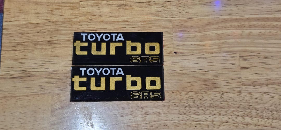 First Gen 4runner TURBO B-pillar Badges (x2) Acrylic ***FLAWED*** - Etsy