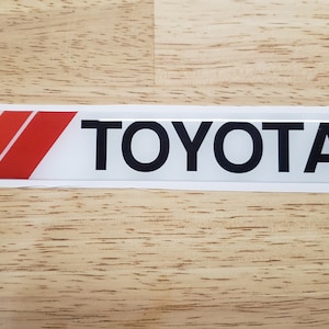 Toyota Grill Badge Labels Sticker, Label, Decal - Etsy