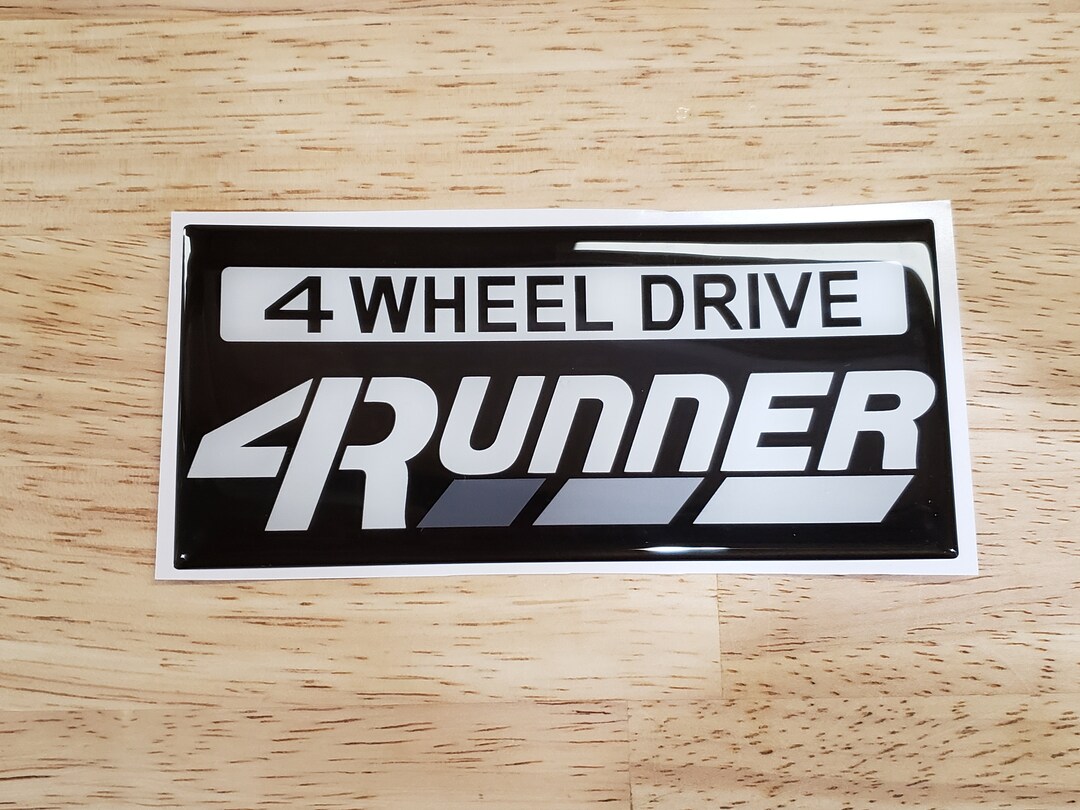 Toyota First Gen 4runner Tailgate Badge Labels Sticker, Label, Decal - Etsy