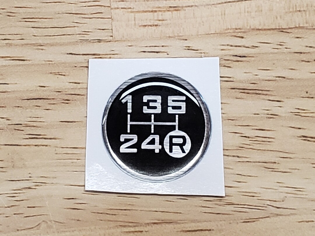 Shift Knob Coin Sticker .98" (for Select Models) - Etsy