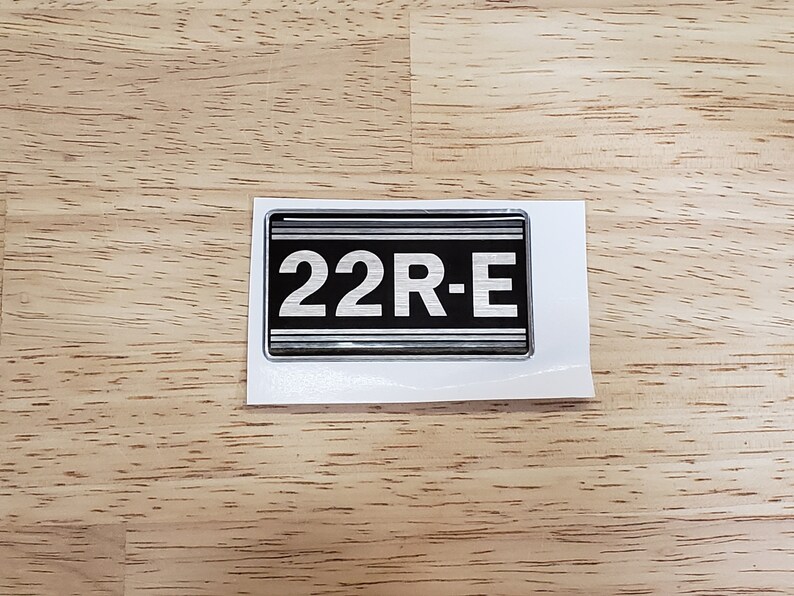Toyota 22RE Valve Cover Labels Sticker Label Decal - Etsy