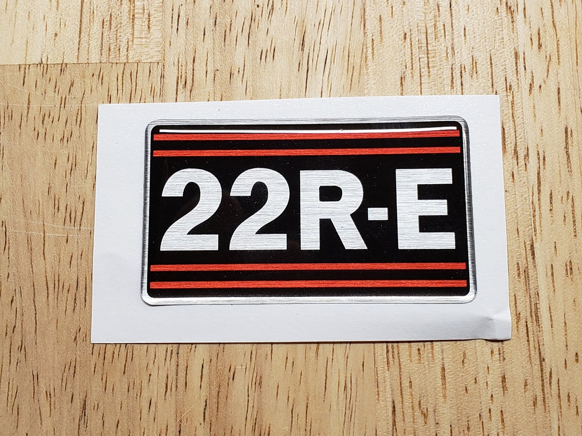 Toyota 22RE "domed" Valve Cover Labels Sticker, Label, Decal - Etsy