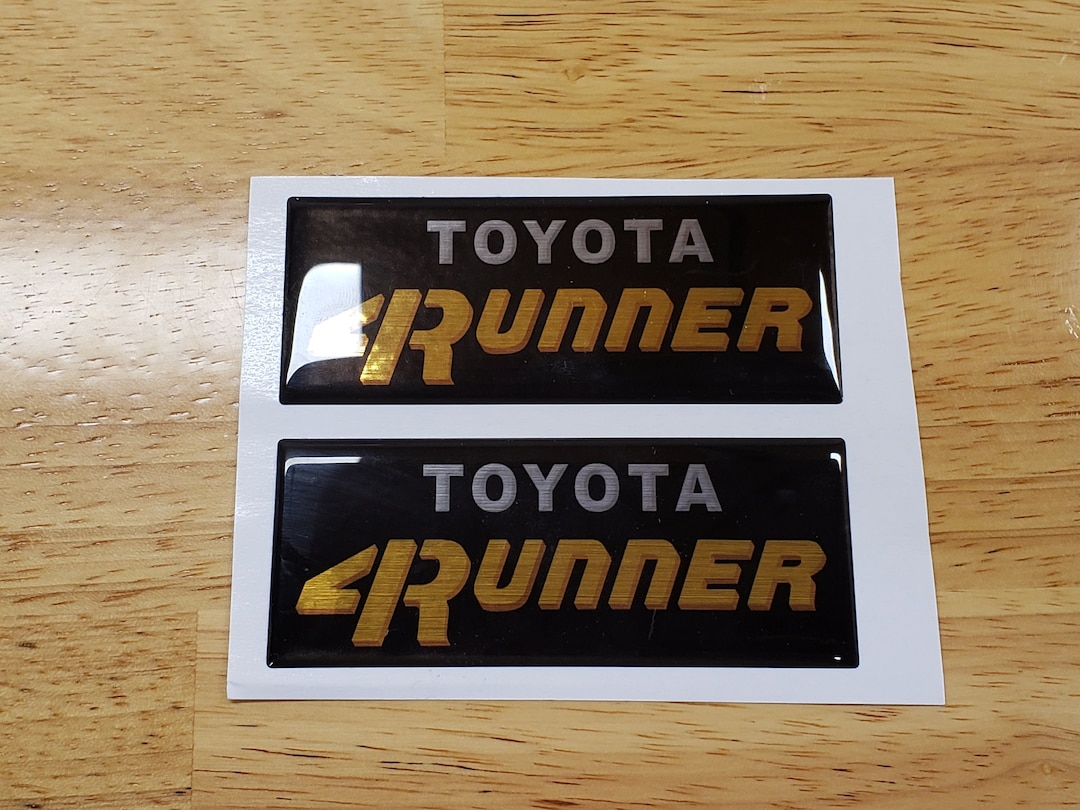 First Gen 4runner B-pillar Badges (x2) Labels Sticker, Label, Decal - Etsy