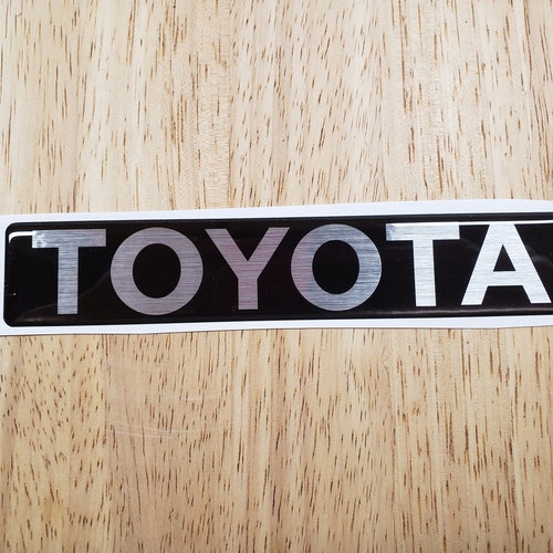 Toyota Sun Visor Lubrication Labels Sticker Label Decal - Etsy