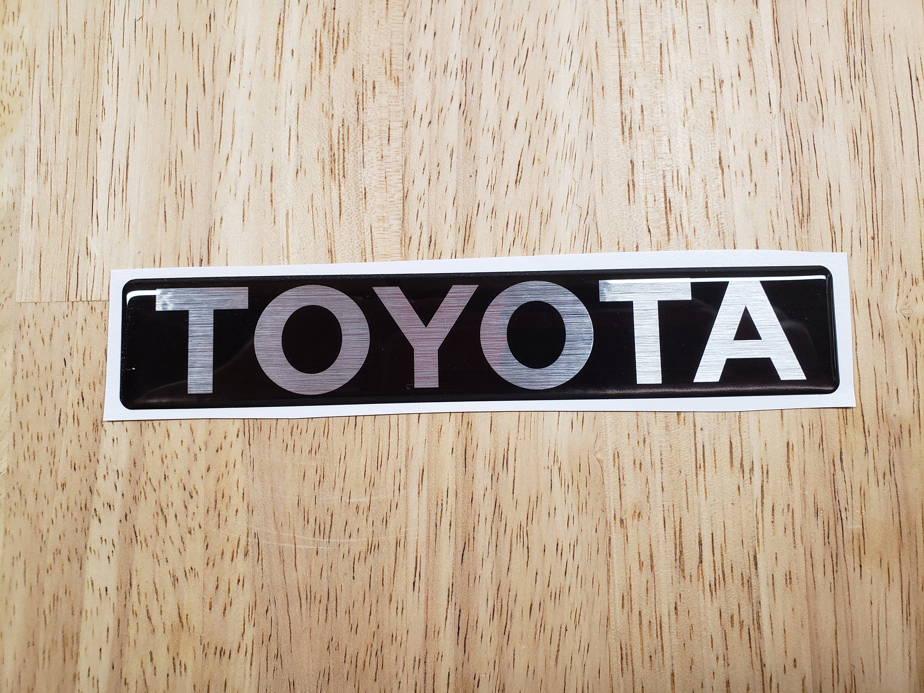 Toyota Grill Badge Labels Sticker Label Decal - Etsy Australia