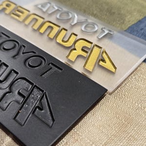 First Gen 4runner B-pillar Badges (x2) Acrylic - Etsy