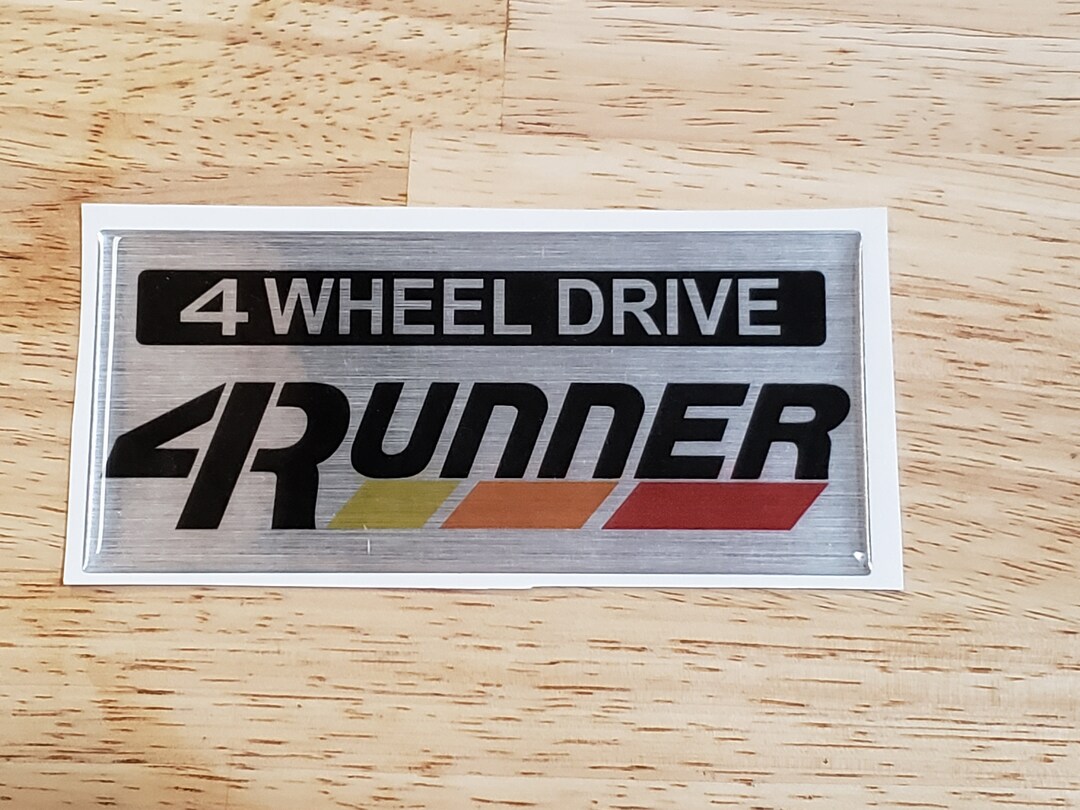 Toyota First Gen 4runner Tailgate Badge - Etsy