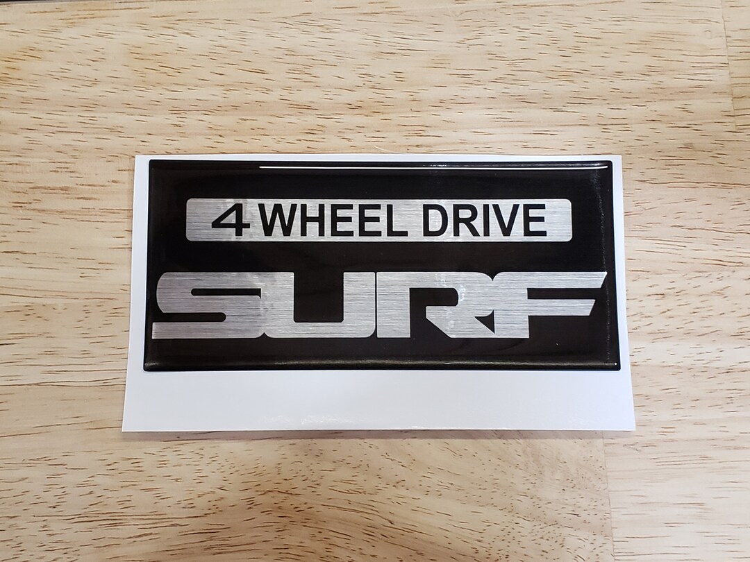 Toyota First Gen 4runner/surf Tailgate Badge Labels Sticker, Label ...