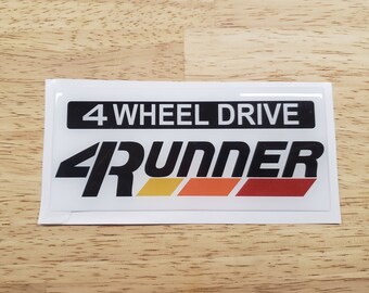 Toyota First Gen 4runner B-pillar Badges x2 Labels Acrylic, Label ...