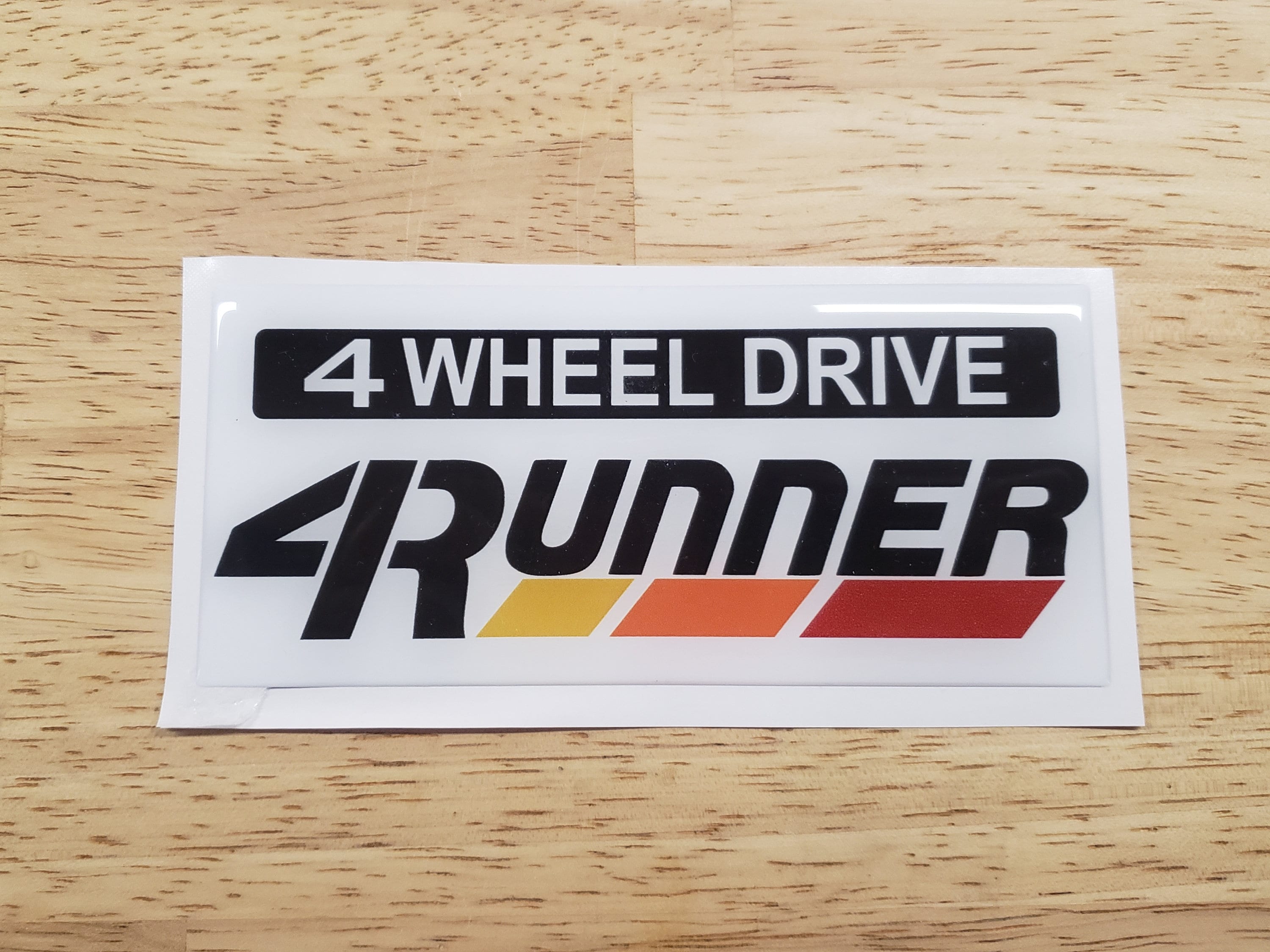 Toyota First Gen 4runner Tailgate Badge Labels Sticker Label - Etsy