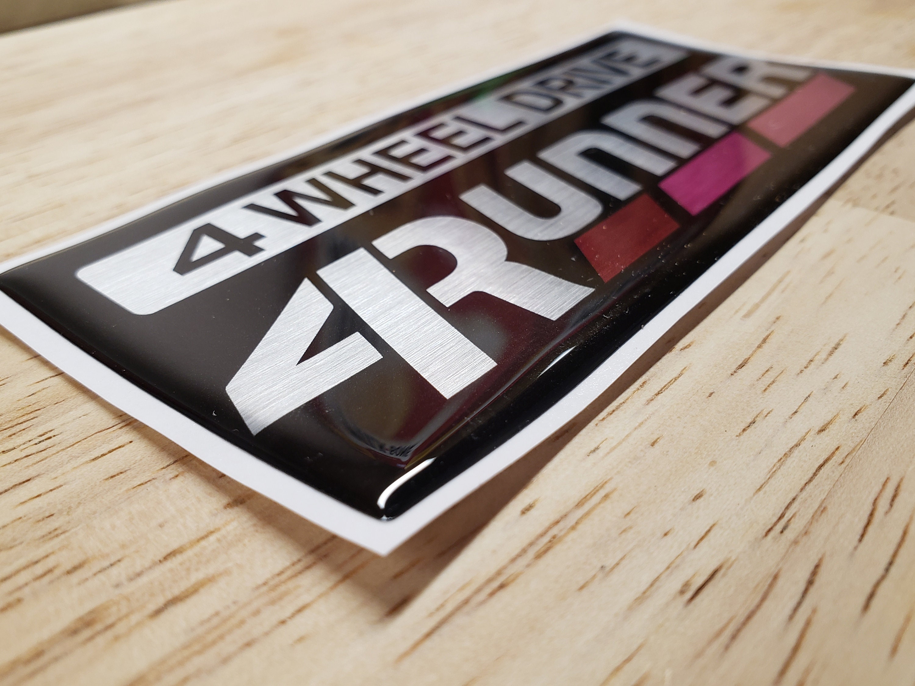 First Gen 4runner Tailgate Badge Labels Sticker, Label, Decal - Etsy