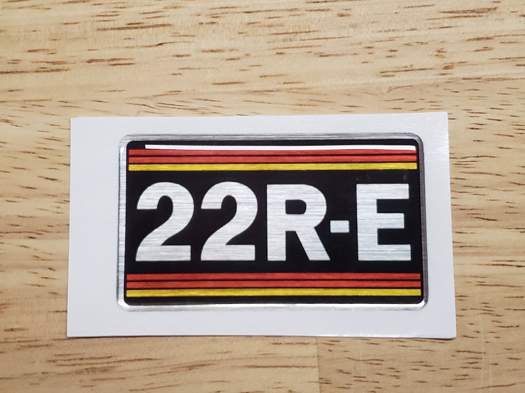 Toyota 22RE Valve Cover Labels Sticker, Label, Decal - Etsy