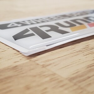 Toyota First Gen 4runner Tailgate Badge Labels Sticker, Label, Decal - Etsy