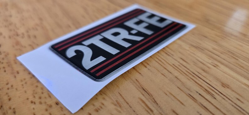 Toyota 2TR-FE "domed" Valve Cover Sticker - Etsy