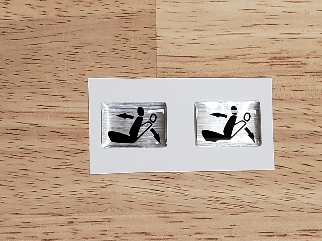Toyota Seat Recline Stickers x2 Label Decal - Etsy