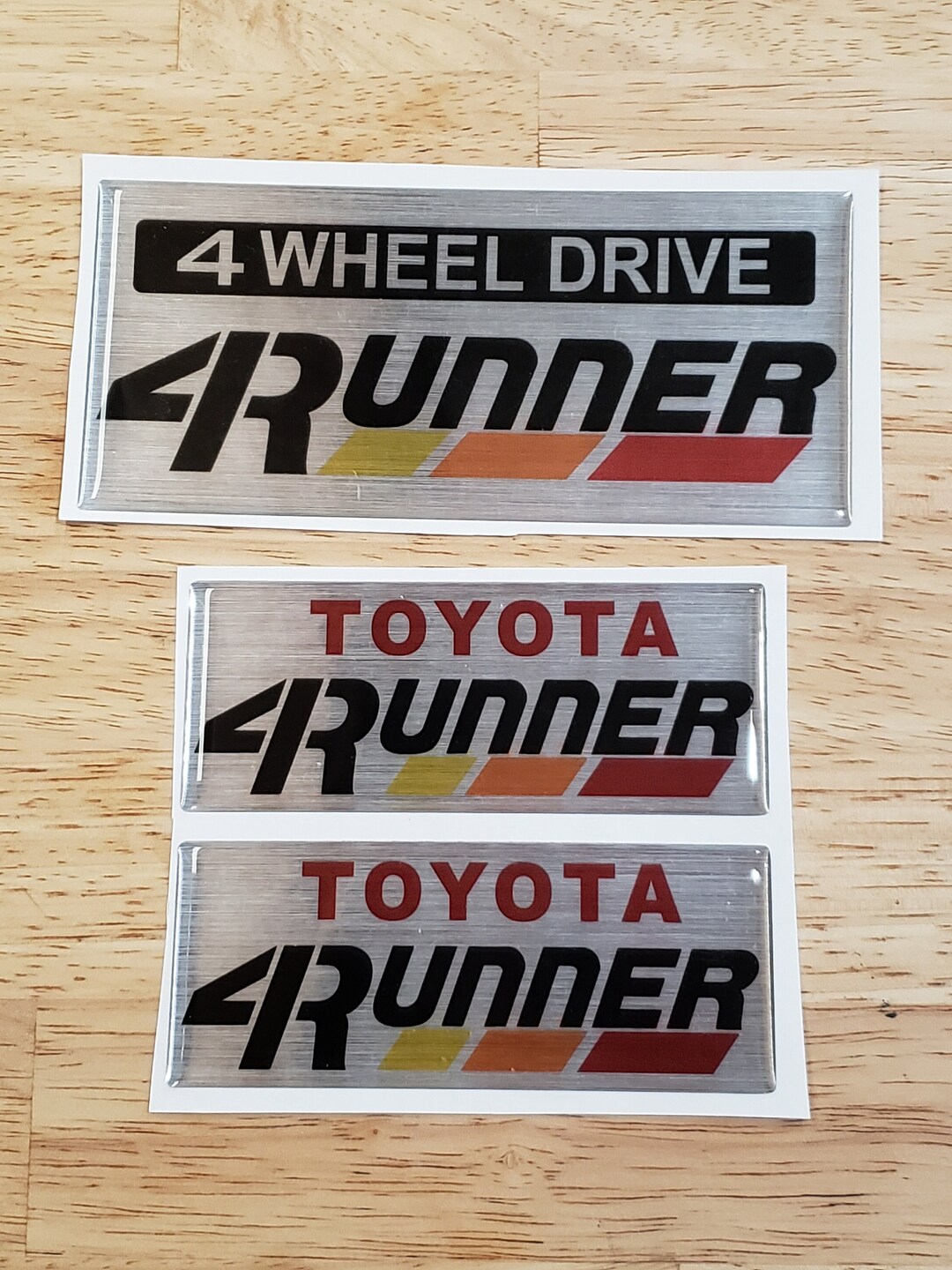First Gen 4runner B-pillar Badges (x2) & Tailgate Badge (x1) - Etsy