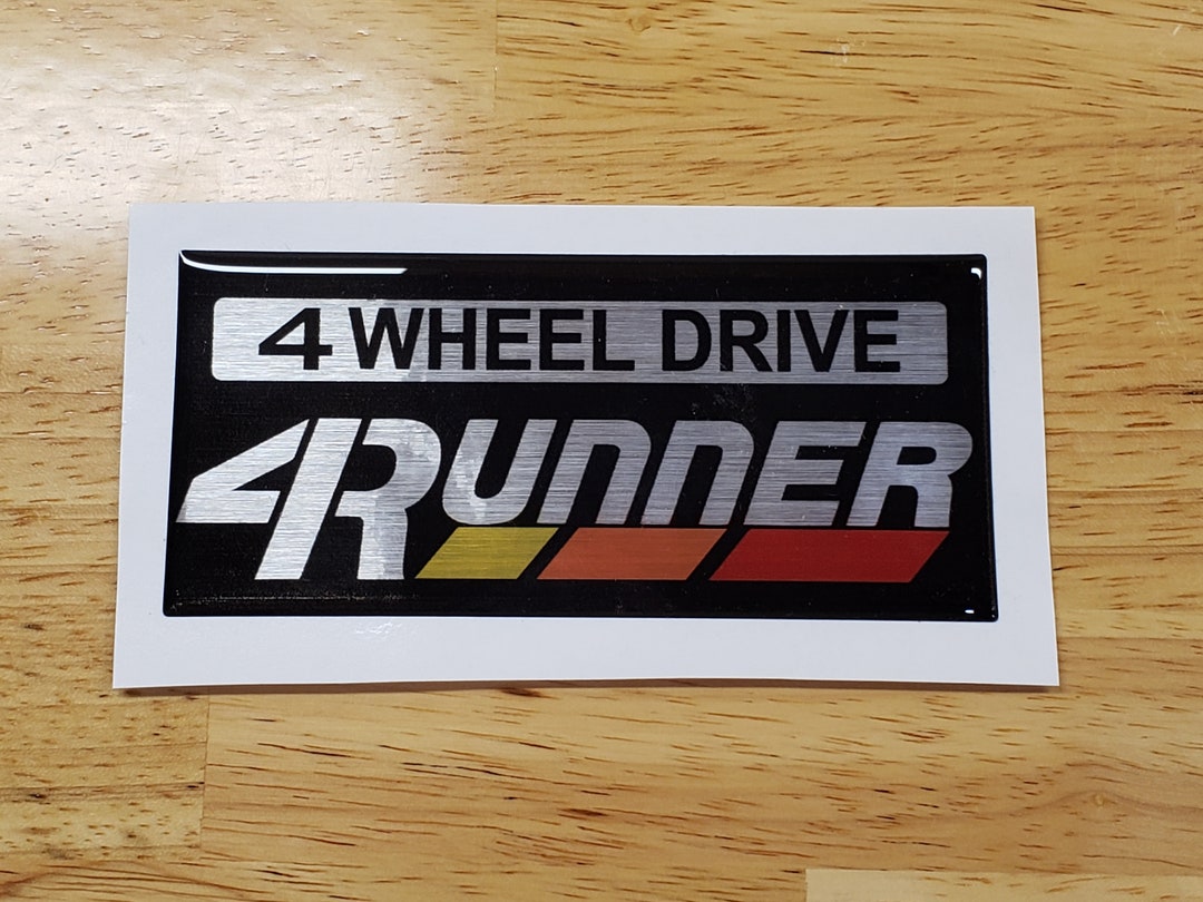 Toyota First Gen 4runner Tailgate Badge Labels Sticker, Label, Decal - Etsy