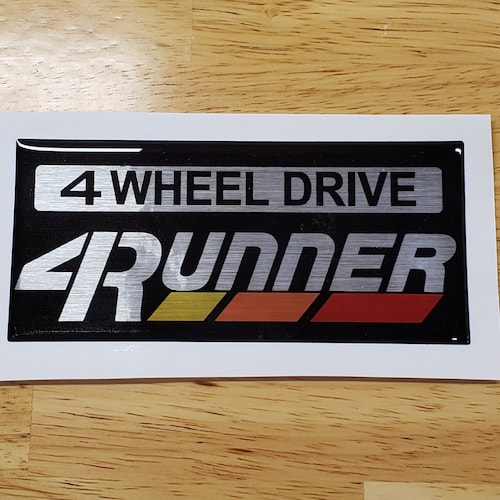 Toyota First Gen 4runner Tailgate Badge Labels Sticker Label - Etsy