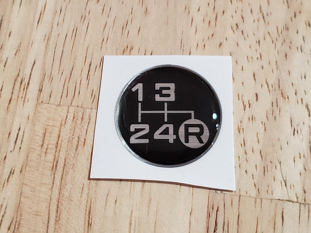Shift Knob Coin .98" (for Select Models) Sticker, Label, Decal, Badge ...
