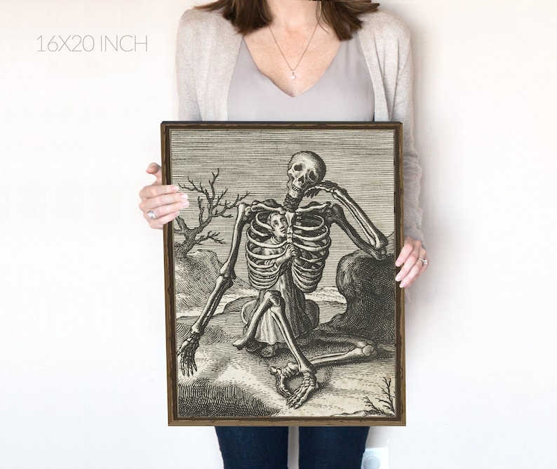 Crossed Legs Skeleton Funny Halloween Drawing Skeleton - Etsy