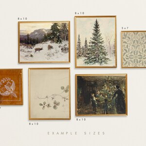 Christmas Prints | Christmas Tree Gallery Wall Set | Christmas ...