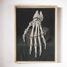 Skeleton Hand Print Halloween Decor Bones Printable Dark - Etsy
