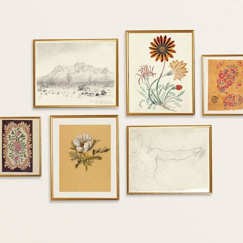 Printable Vintage Gallery Wall Set Antique Wall Art Prints - Etsy