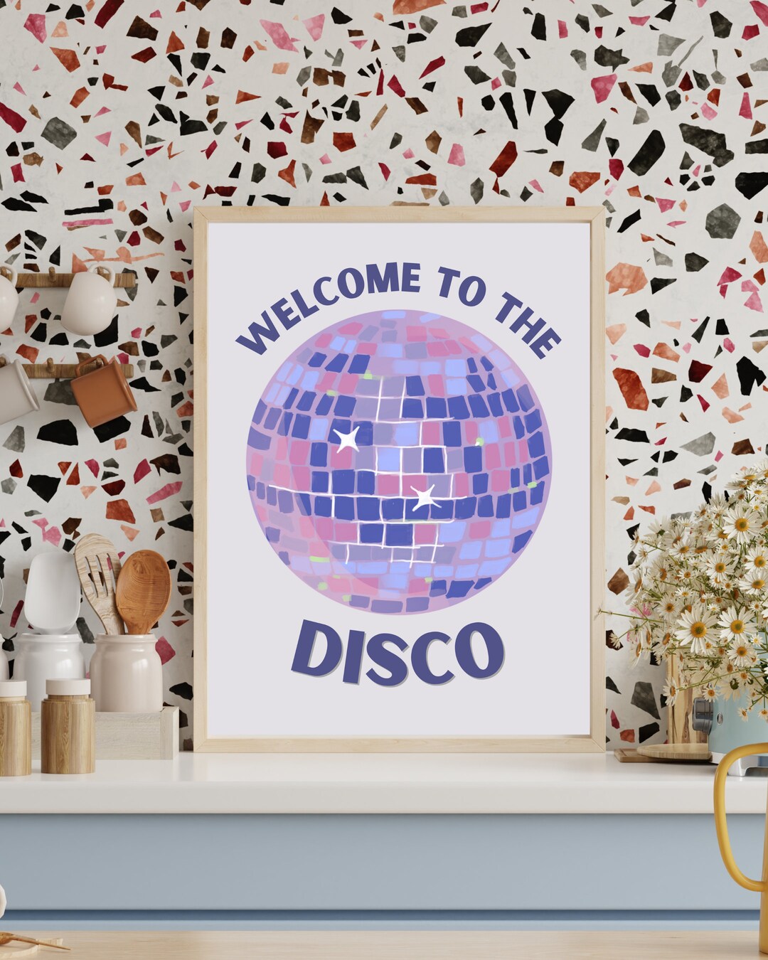 Welcome to the Disco Wall Art - Digital Download, Printable ...
