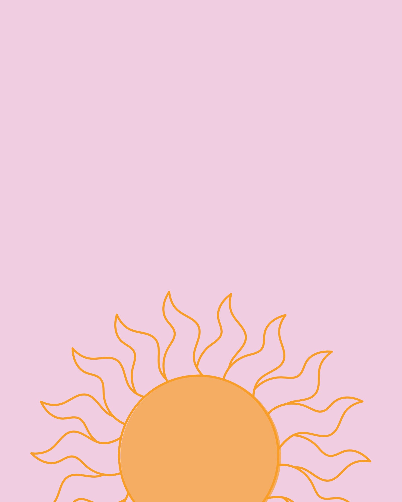 Pink Sunrise Art Print - Digital Download, Printable Wall Art, Boho ...