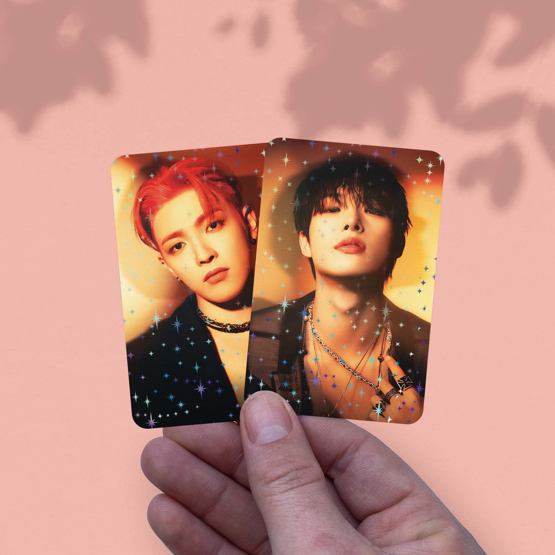 Stars Holographic ATEEZ Photocard Set Golden Hour Part 1 Concept 1 ...