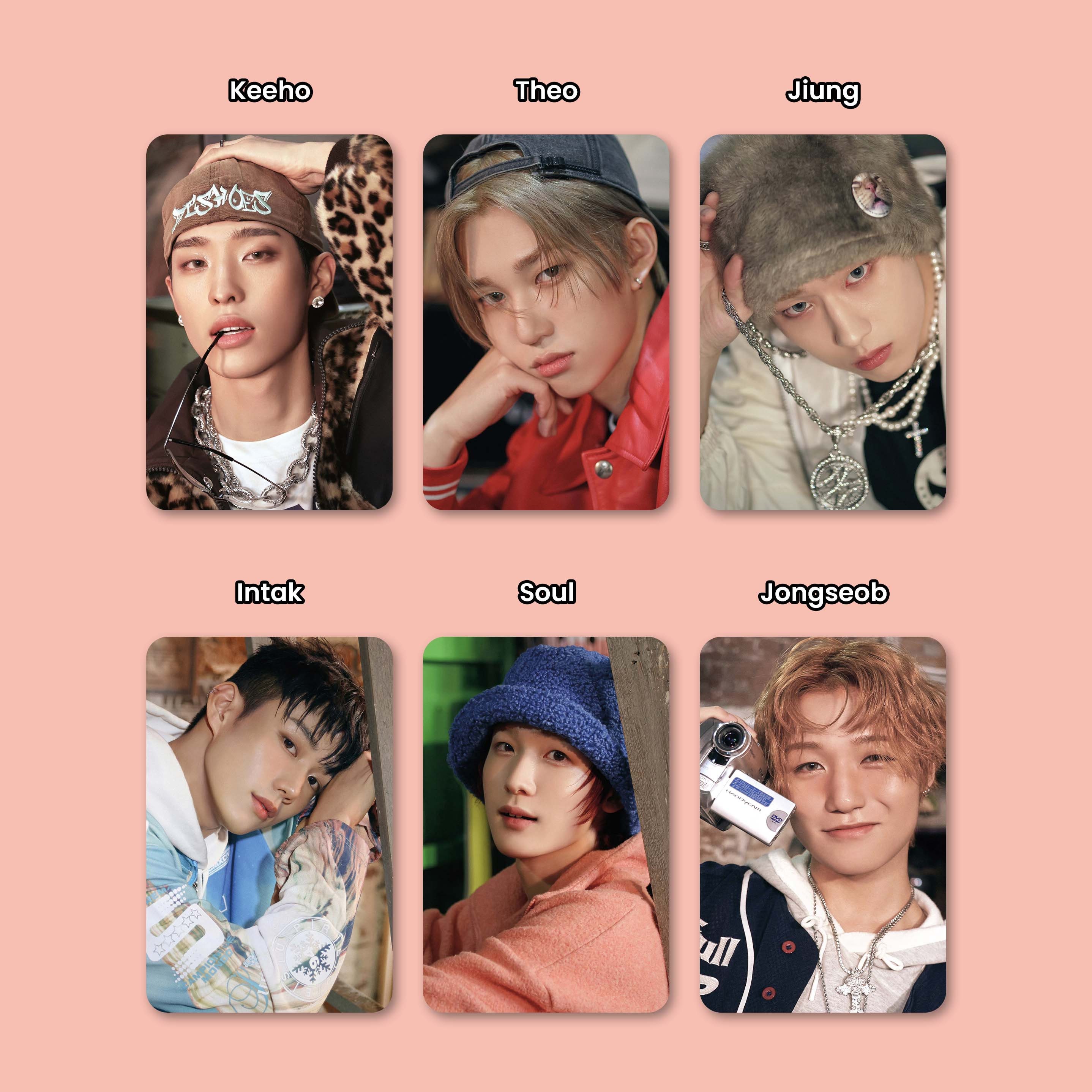 P1harmony Photocard Set HARMONY: SET IN Grow in Ver. OT6 - Etsy