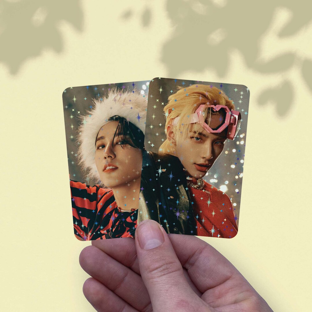 Stars Holographic Stray Kids Photocard Set ODDINARY Maniac Concept 3 ...