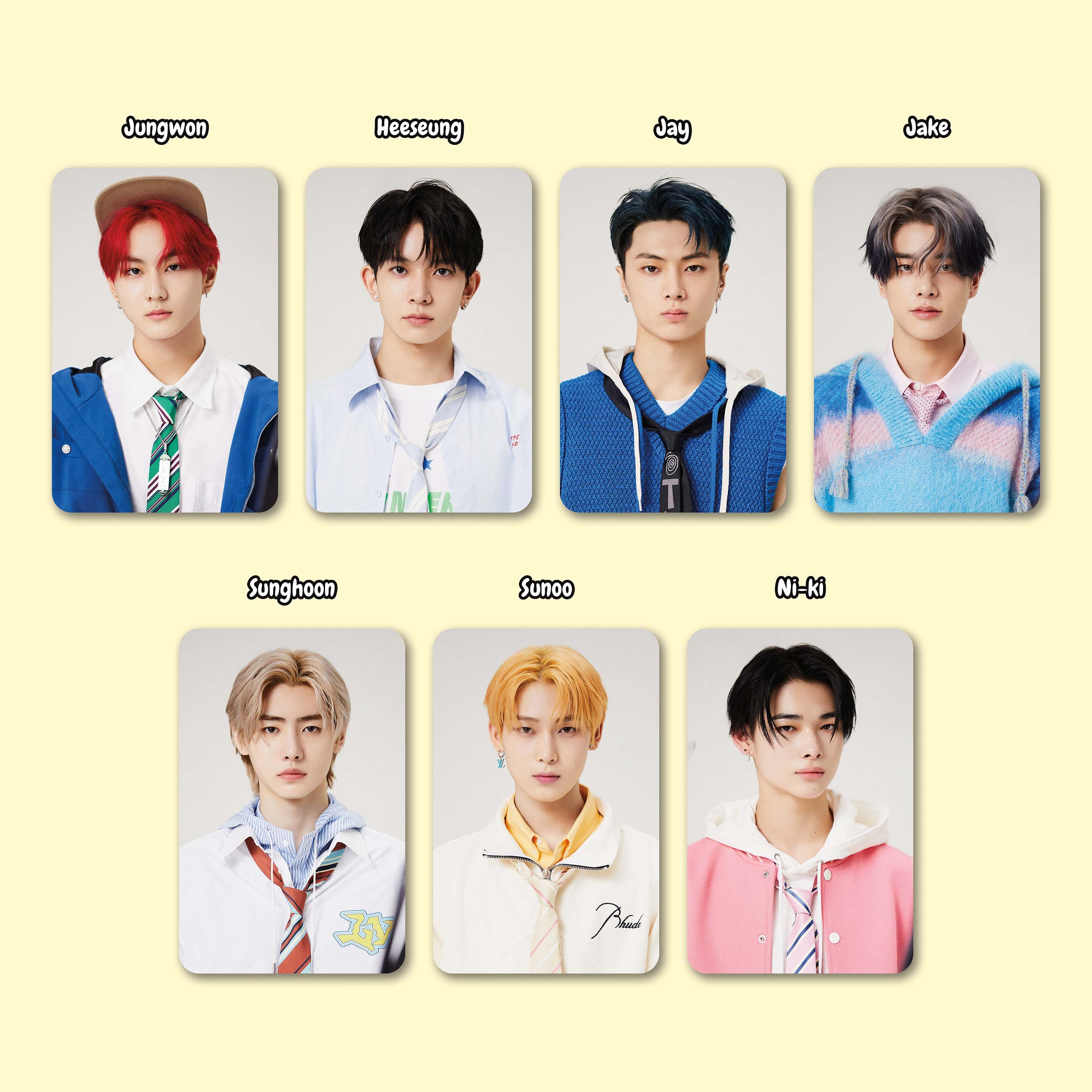 ENHYPEN Photocard Set Manifesto Day 1 M Ver. OT7 Fanmade - Etsy Australia