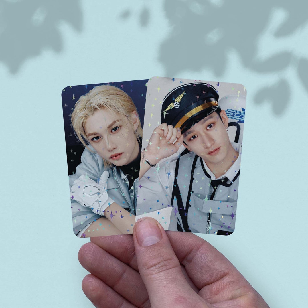 Stars Holographic Stray Kids Photocard Set Pilot : for 5-STAR Fanmade ...
