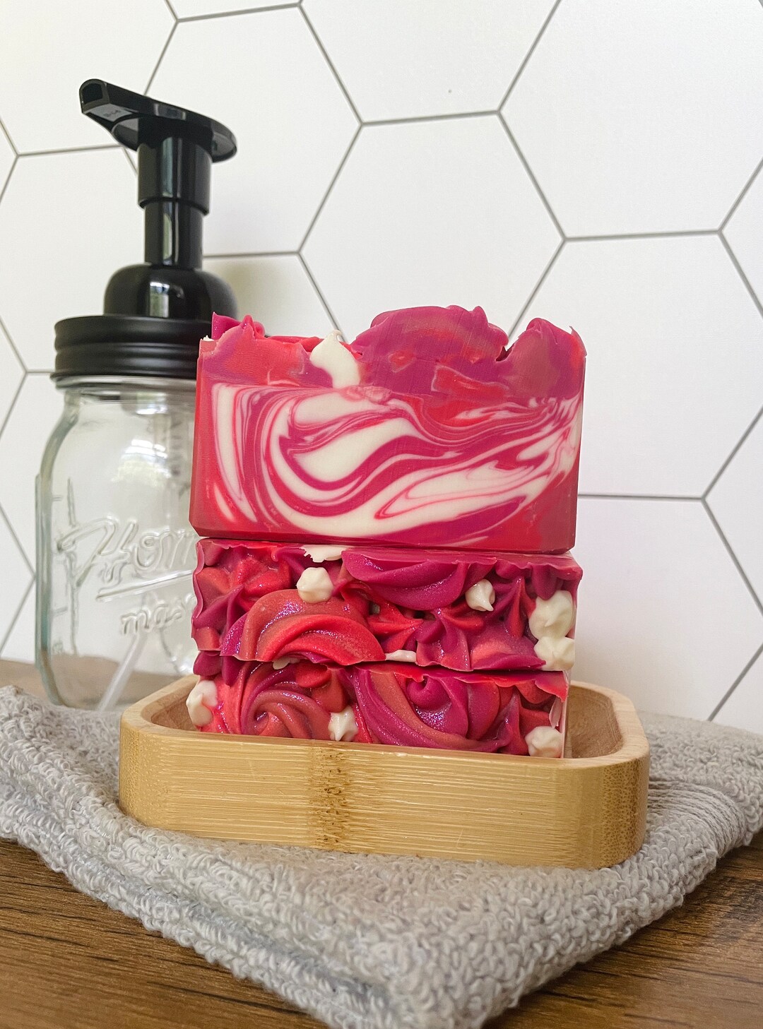 Rose Garden Soap Bar, Vegan Skincare for Women, Palm Oil Free Beauty ...
