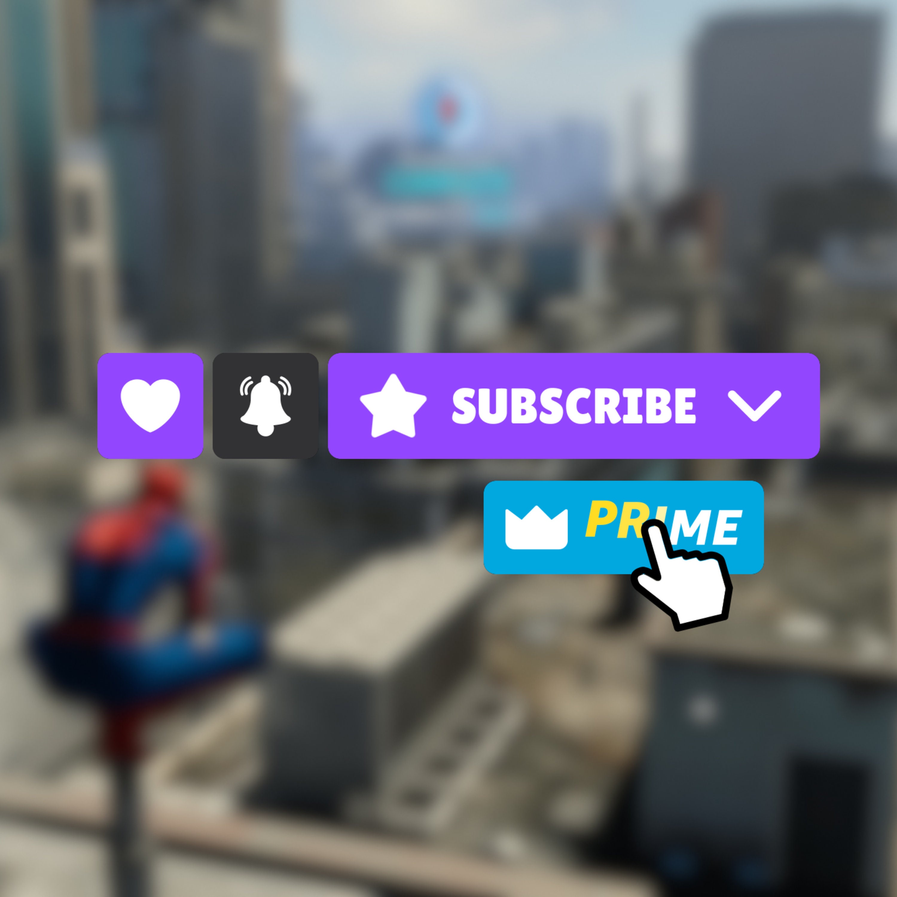 Animated Twitch Subscribe Button Overlay With Integrated Special ...