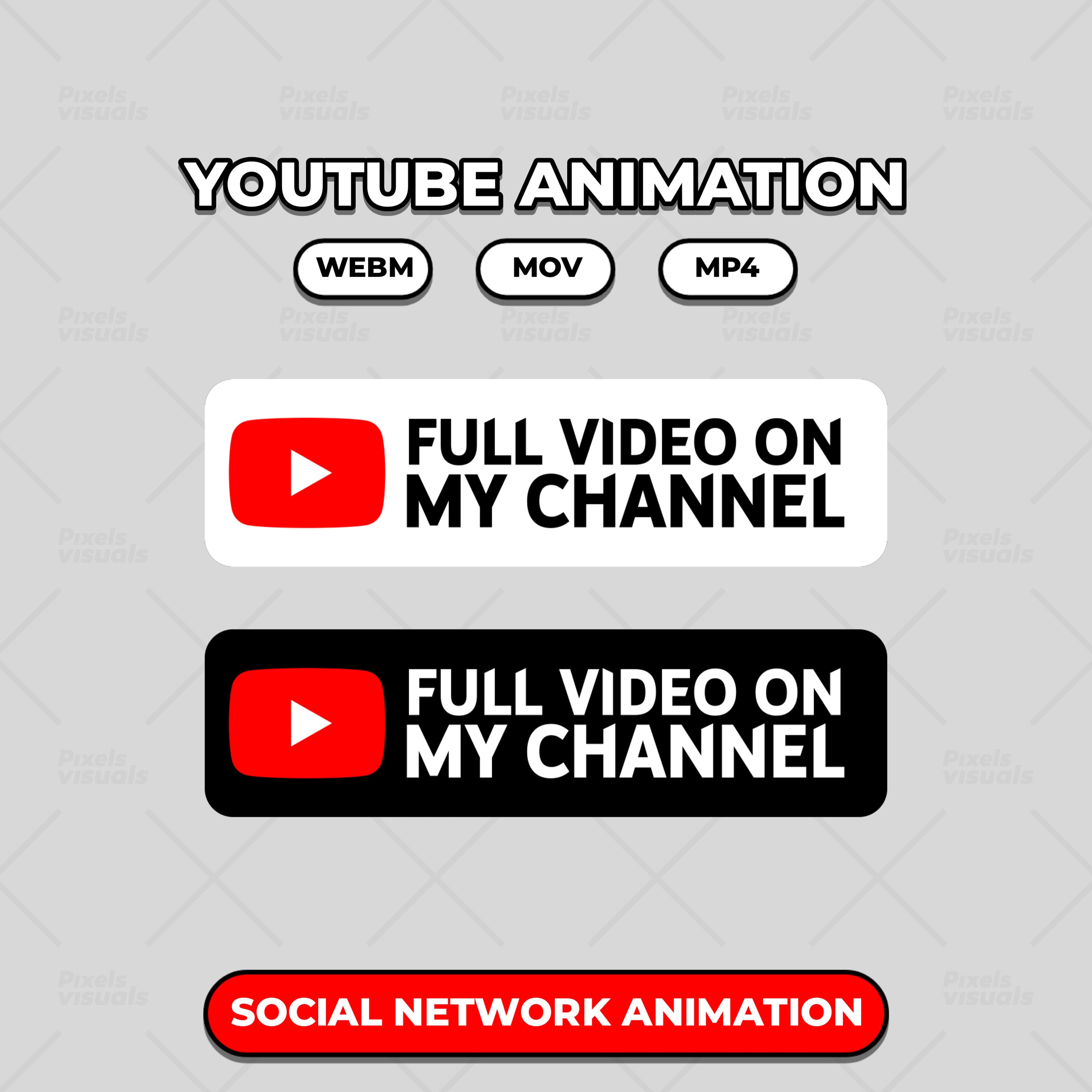 Youtube Animated Overlay With Integrated Special Effects to Enhance the ...