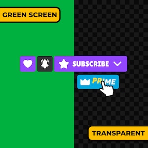 Animated Twitch Subscribe Button Overlay With Integrated Special ...