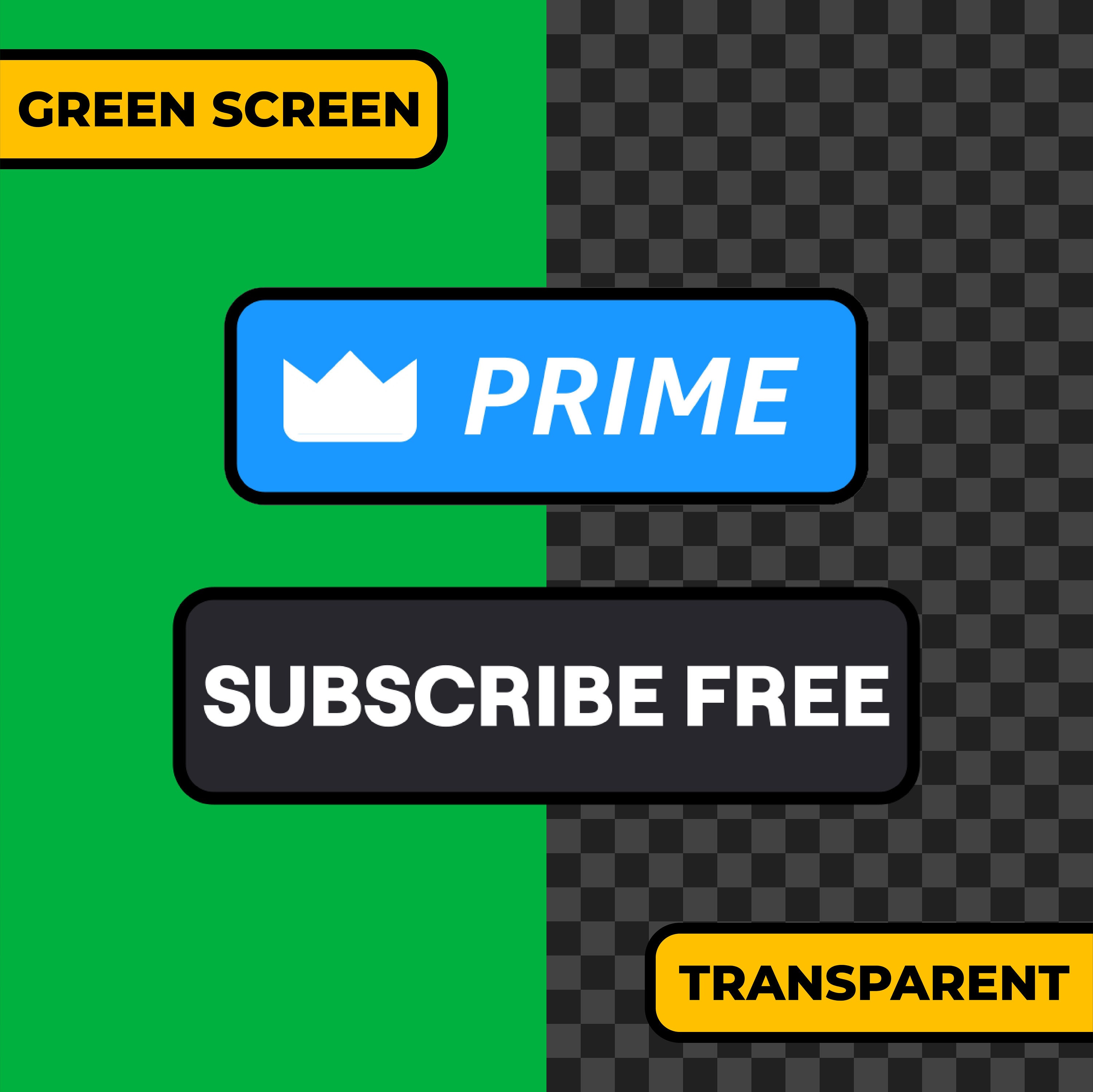Animated Twitch Prime Subscribe Button Overlay With Integrated Special ...