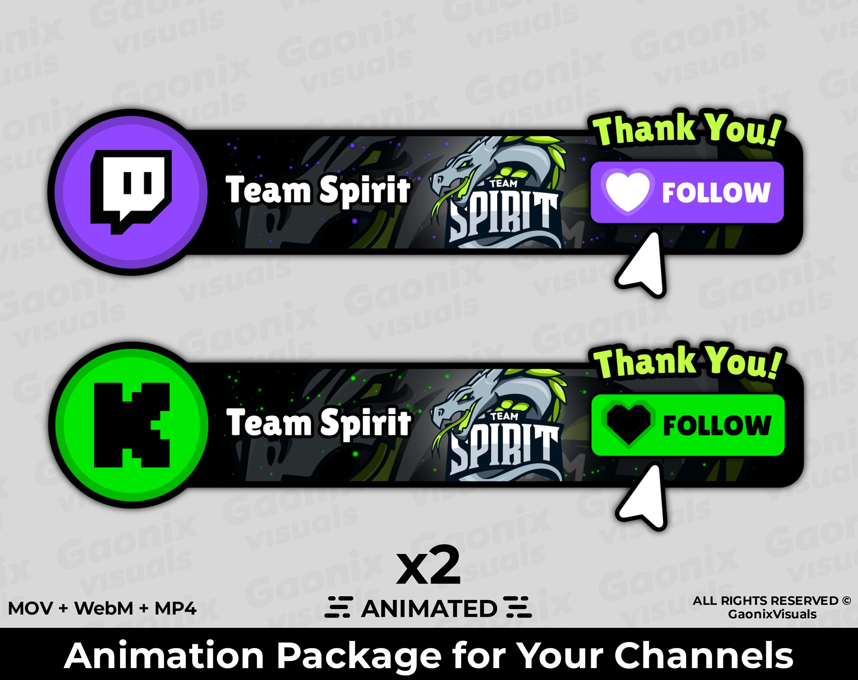 Custom Twitch and Kick Animated Overlays With Integrated - Etsy Canada