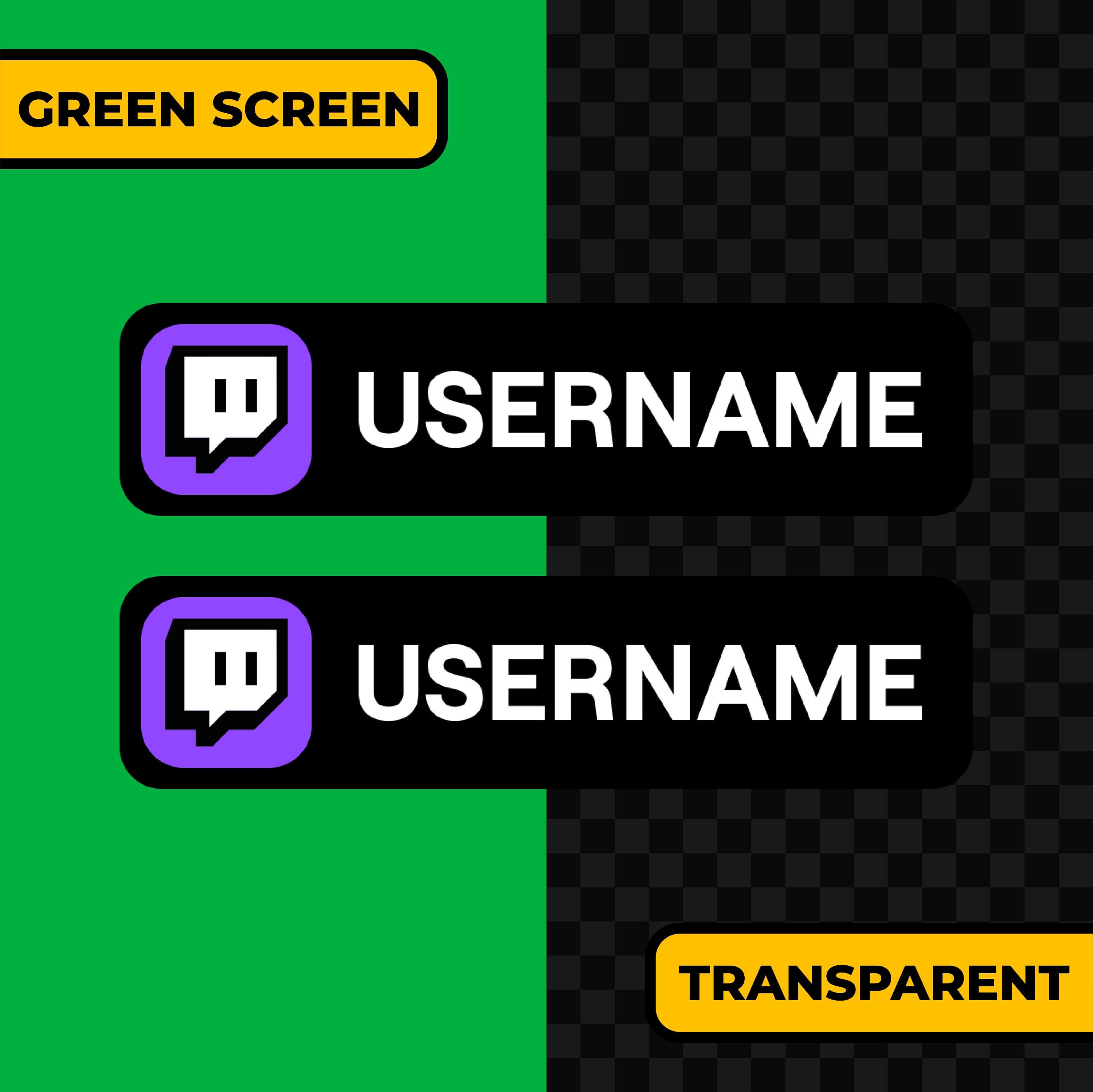 Custom Animated Twitch Follow Button Overlay | Stream Overlay for ...