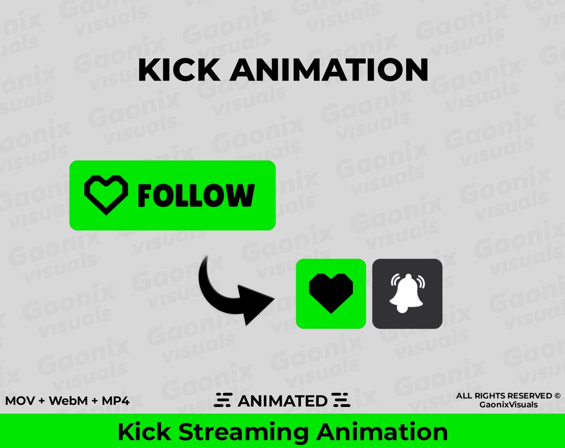 Kick Animated Overlay With Integrated Special Effects to Enhance the ...
