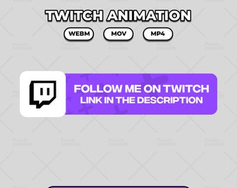 Animated Twitch Prime Subscribe Button Overlay With Integrated Special ...