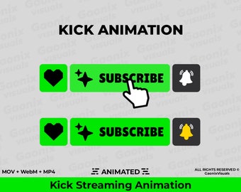 Kick 3D Animated Overlay With Integrated Special Effects to Enhance the ...