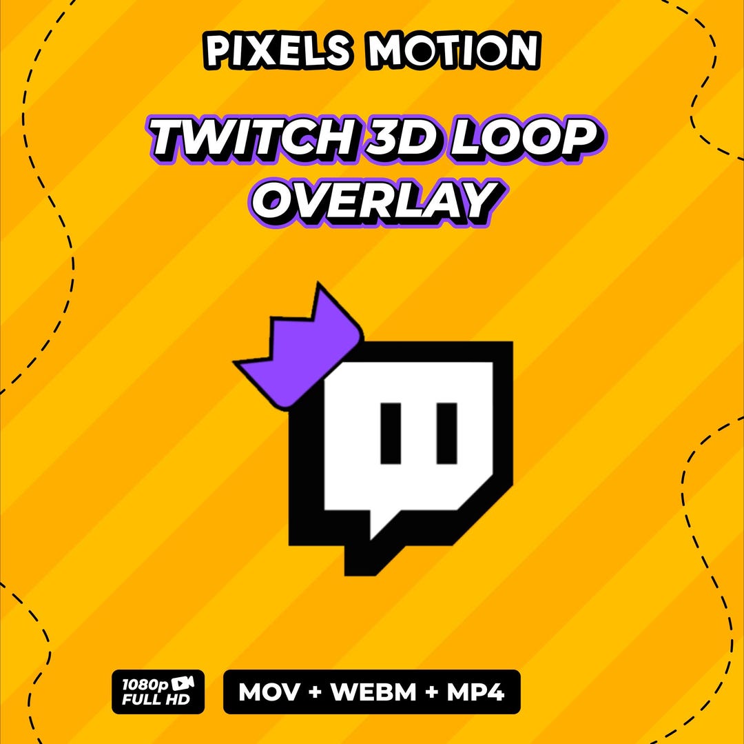 Twitch Prime Subscribe Button Animation | Social Media Lower Third ...